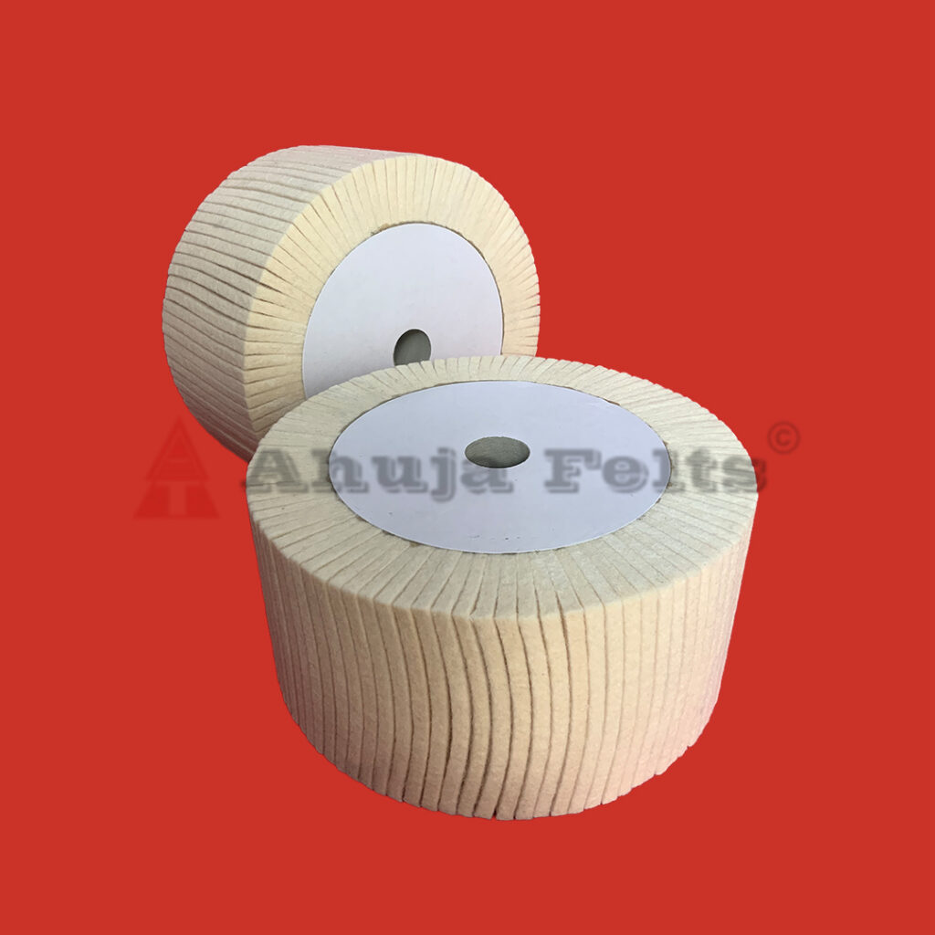 Felt Flap Wheels – Pressed Wool Felt from India | Ahuja Felts